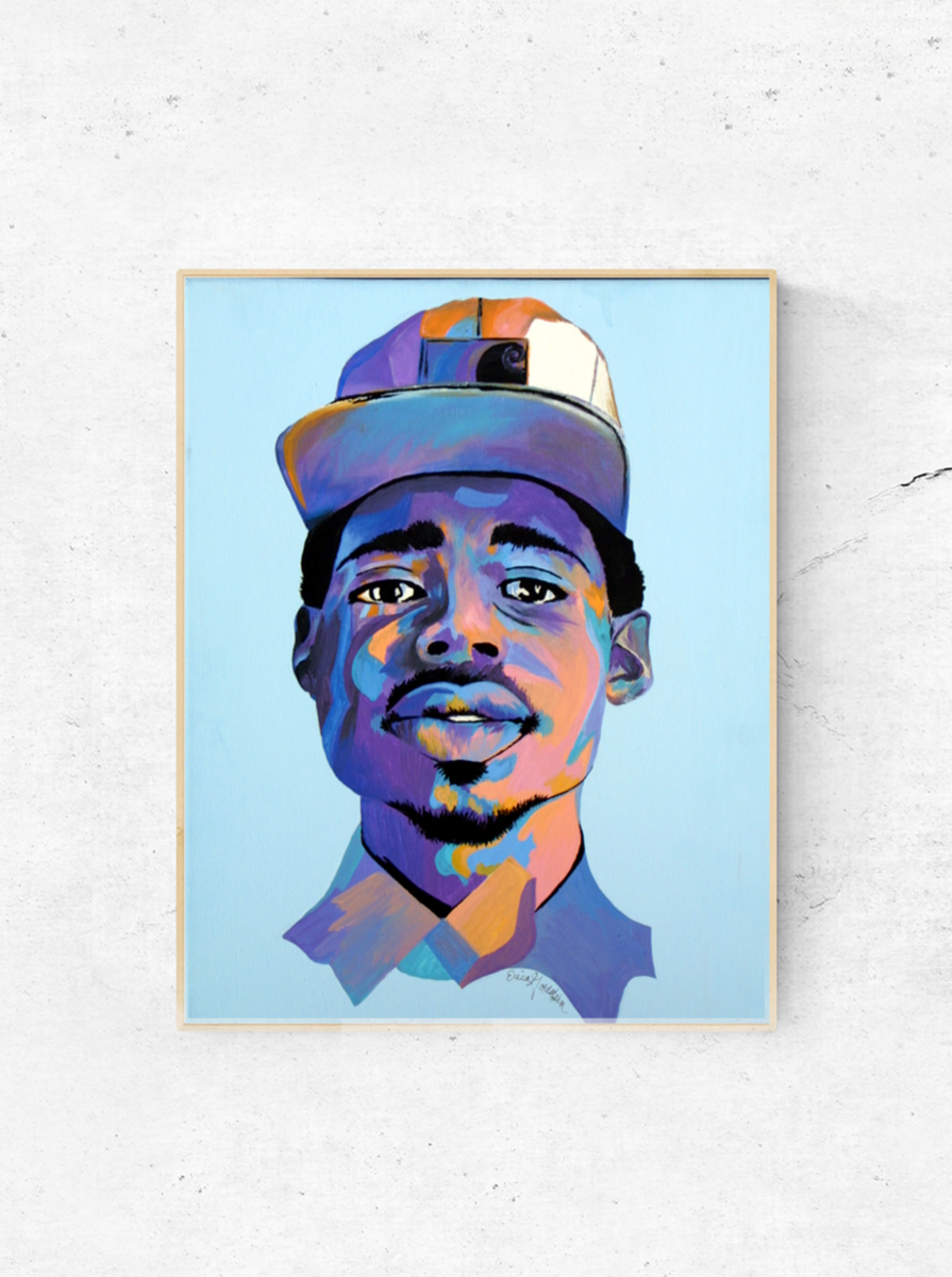 Chance The Rapper Painting